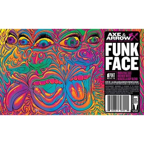 Axe & Arrow Funk Face IPA – CraftShack - Buy craft beer online.