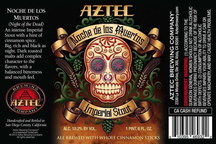Aztec Noche de los Muertos Imperial Stout – CraftShack - Buy craft beer ...