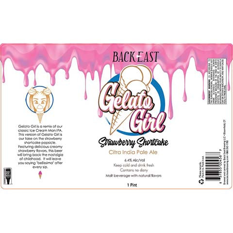 Back East Strawberry Shortcake Gelato Girl Citra IPA – CraftShack - Buy ...