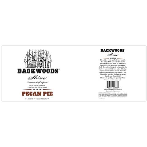 Backwoods Pecan Pie Moonshine – Buy Liquor Online