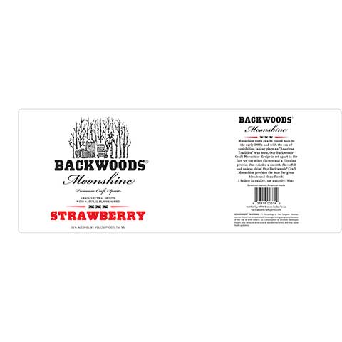 Backwoods Strawberry Moonshine – Buy Liquor Online