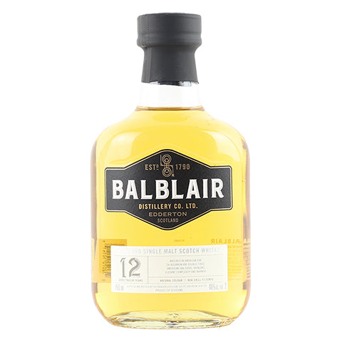 Balblair Aged 12 Years Highland Single Malt Scotch Whisky – Buy Liquor ...