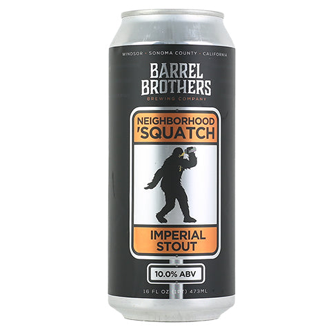 Barrel Brothers Neighborhood 'Squatch Imperial Stout – CraftShack - Buy ...