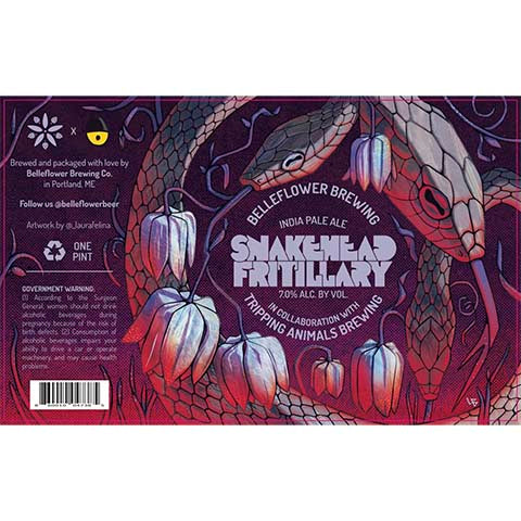 Belleflower Snakehead Fritillary IPA – CraftShack - Buy craft beer online.