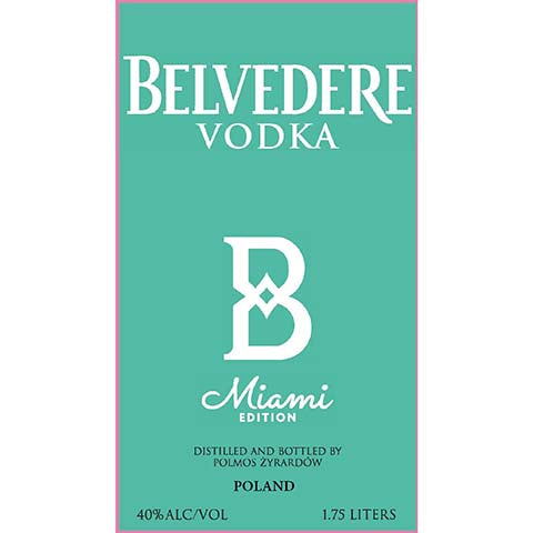 Belvedere Miami Edition Vodka – Buy Liquor Online