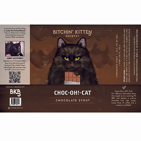 Bitchin' Kitten Choc-Oh!-Cat Chocolate Stout – CraftShack - Buy craft ...