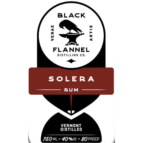 Black Flannel Solera Rum – Buy Liquor Online