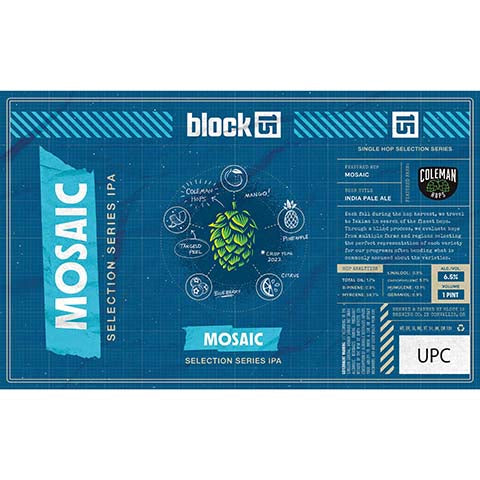 Block 15 Mosaic Selection Series IPA – CraftShack - Buy craft beer online.