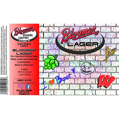 Bloomer Bloomer Lager – CraftShack - Buy craft beer online.