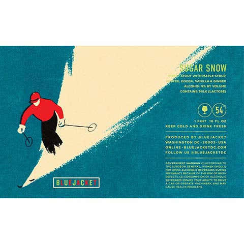 Bluejacket Sugar Snow Stout – CraftShack - Buy craft beer online.