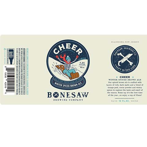 Bonesaw Cheer Winter Spiced Brown Ale – CraftShack - Buy craft beer online.
