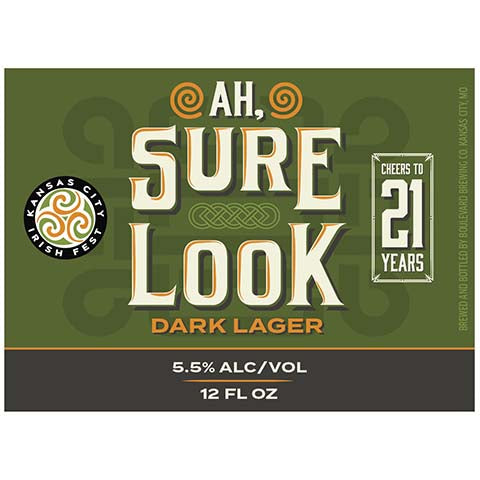 Boulevard Ah, Sure Look Dark Lager – CraftShack - Buy craft beer online.