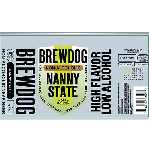 Brewdog Nanny State (Non-Alcoholic) – CraftShack - Buy craft beer online.