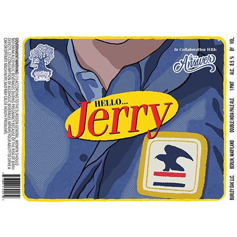 Burley Oak Hello Jerry DIPA – CraftShack - Buy craft beer online.
