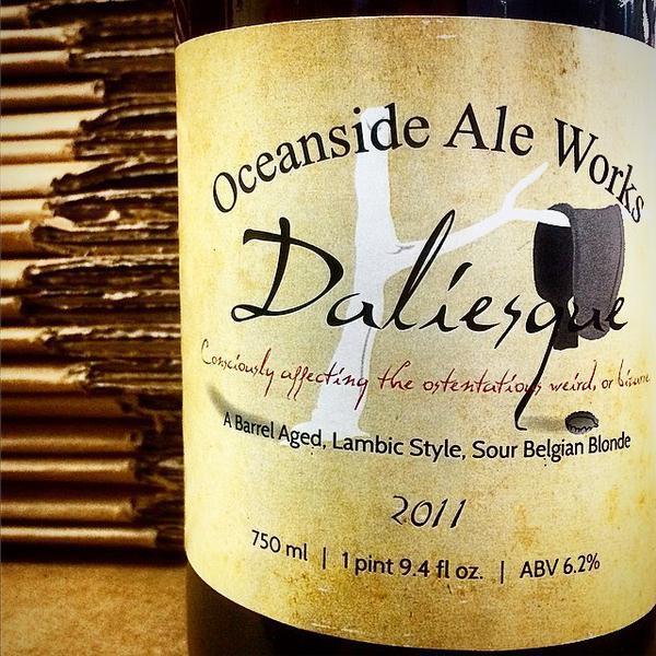 Oceanside Ale Works Daliesque Lambic Style Beer 2011 – CraftShack - Buy ...