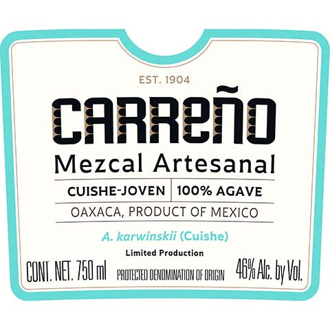 Carreno Cuishe Mezcal – Buy Liquor Online