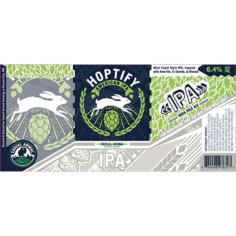Casual Animal Hoptify IPA – CraftShack - Buy craft beer online.