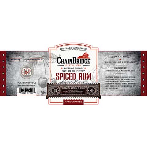 Chainbridge Sour Cherry Spiced Rum – Buy Liquor Online