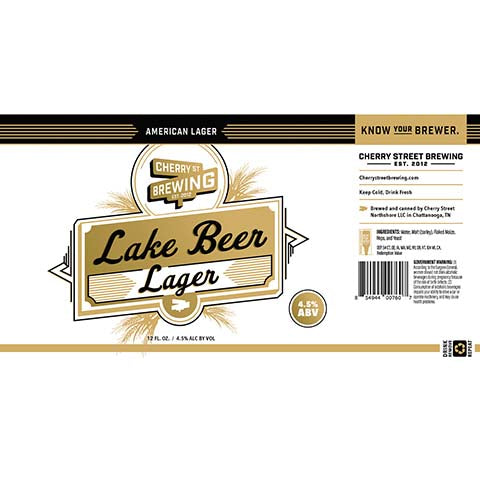 Cherry St Lake Beer Lager – CraftShack - Buy craft beer online.