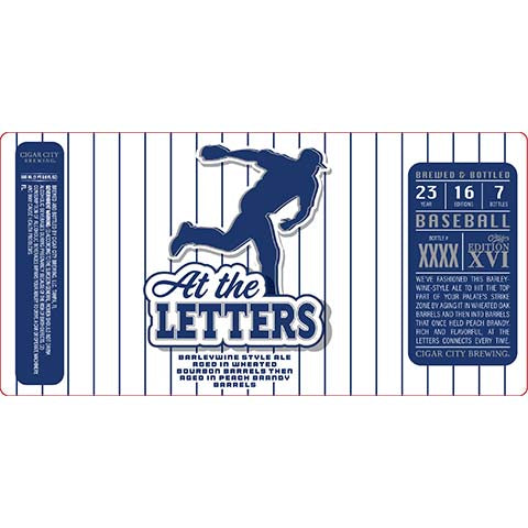 Cigar City At The Letters Barleywine Ale – CraftShack - Buy craft beer ...