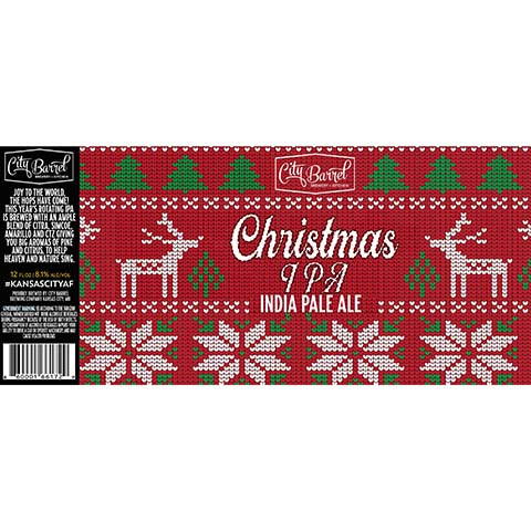 City Barrel Christmas IPA – CraftShack - Buy craft beer online.