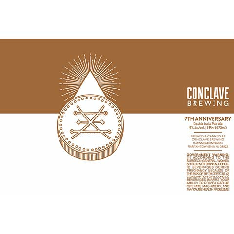 Conclave 7th Anniversary DIPA – CraftShack - Buy craft beer online.