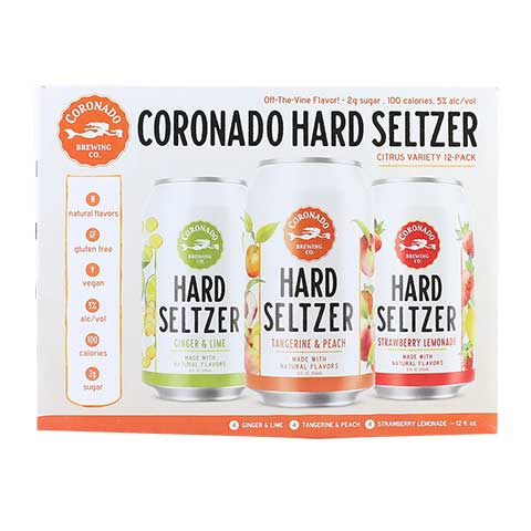 Coronado Citrus Hard Seltzer Variety Pack – CraftShack - Buy craft beer ...