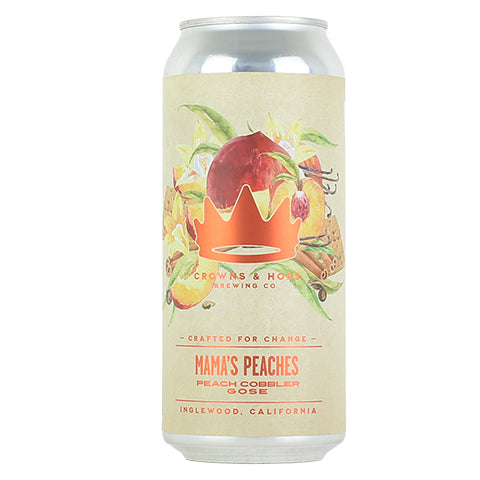 Crowns & Hops Mama's Peach – CraftShack - Buy craft beer online.