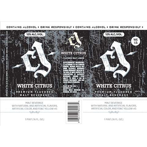 Crunk Juce White Citrus – CraftShack - Buy craft beer online.