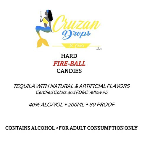 Cruzan Drops Hard Fire-Ball Candies – Buy Liquor Online