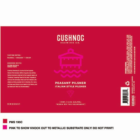 Cushnoc Peasant Pilsner Italian Pilsner – CraftShack - Buy craft beer ...
