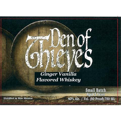 Den of Thieves Ginger Vanilla Flavored Whiskey – Buy Liquor Online