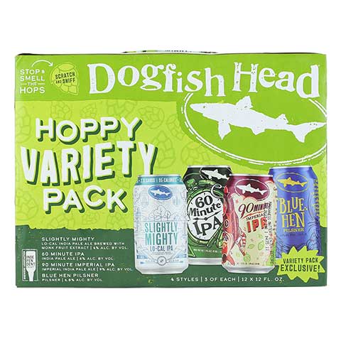Dogfish Head Hoppy Variety Pack – CraftShack - Buy craft beer online.