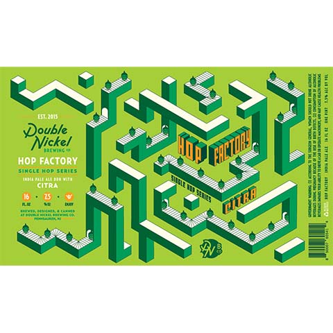 Double Nickel Hop Factory Citra IPA – CraftShack - Buy craft beer online.