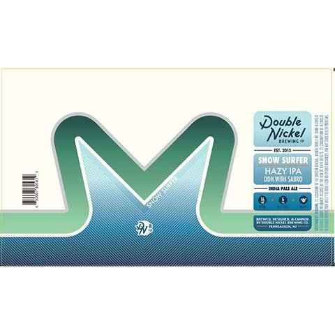 Double Nickel Snow Surfer Hazy IPA – CraftShack - Buy craft beer online.