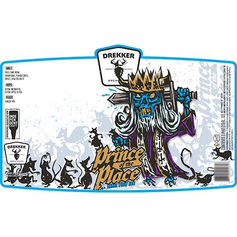 Drekker Prince of the Place IPA – CraftShack - Buy craft beer online.