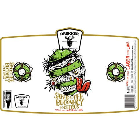 Drekker Saved By the Buoyancy of Citrus Lager – CraftShack - Buy craft ...
