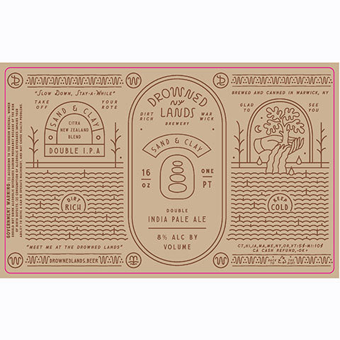 Drowned Lands Sand & Clay DIPA – CraftShack - Buy craft beer online.