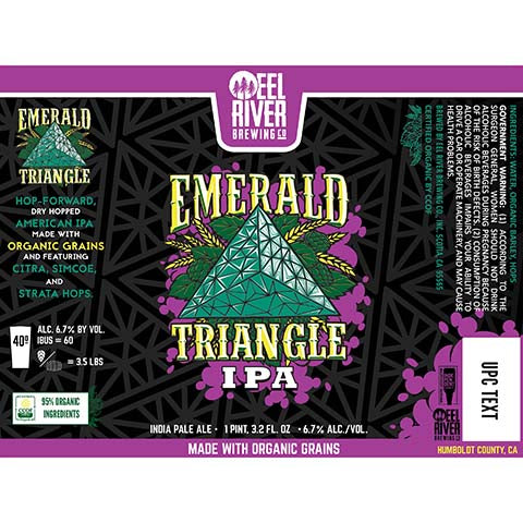 Eel River Emerald Triangle IPA – CraftShack - Buy craft beer online.