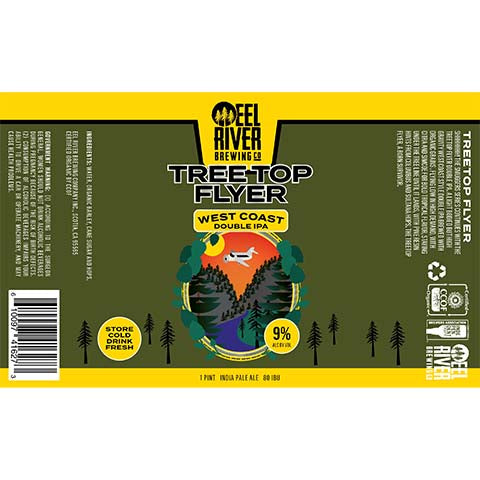 Eel River Tree Top Flyer DIPA – CraftShack - Buy craft beer online.