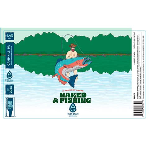 Ever Grain Naked & Fishing Lager – CraftShack - Buy craft beer online.