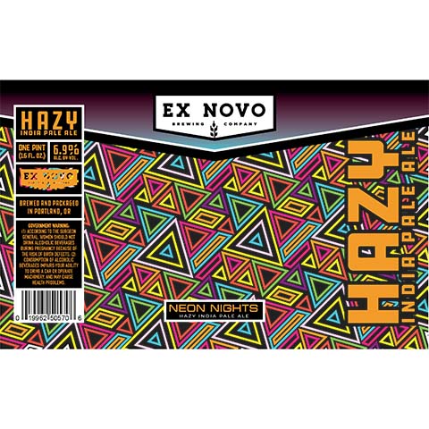Ex Novo Neon Nights Hazy IPA – CraftShack - Buy craft beer online.