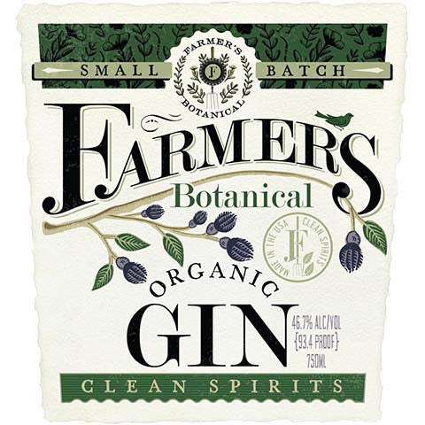 Farmer's Botanical Organic Gin – Buy Liquor Online