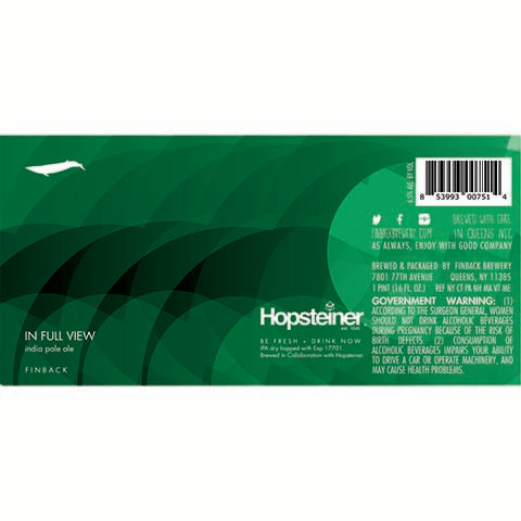 Finback In Full View IPA – CraftShack - Buy craft beer online.