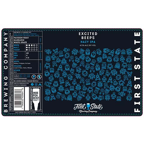 First State Excited Beeps Hazy IPA – CraftShack - Buy craft beer online.