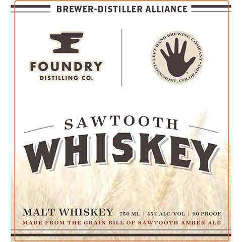 Foundry/Left Hand Sawtooth Whiskey – Buy Liquor Online