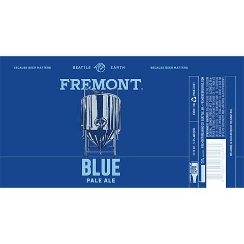 Fremont Blue Pale Ale – CraftShack - Buy craft beer online.