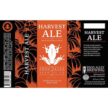 Frog Alley Harvest Ale – CraftShack - Buy craft beer online.