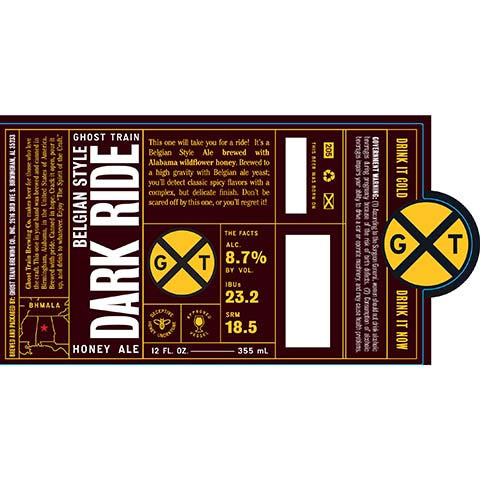 Ghost Train Dark Ride Honey Ale – CraftShack - Buy craft beer online.