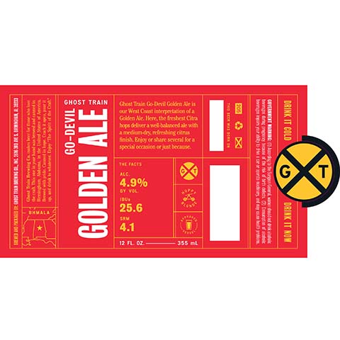 Ghost Train Go-Devil Golden Ale – CraftShack - Buy craft beer online.